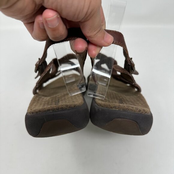 Merrell | Shoes | Merrell Leather Ankle Strap Sandals Womens 9 | Poshmark